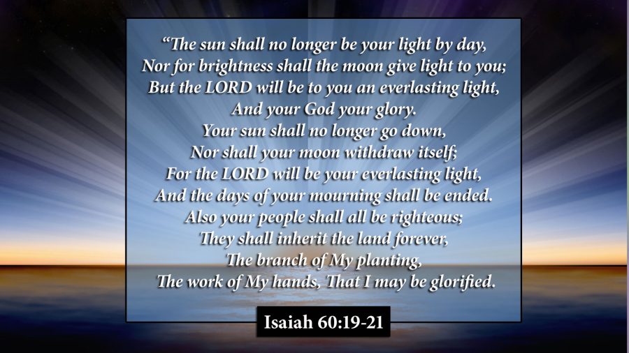 God's Everlasting Light Isaiah 60:19-21 Mediatunes Inc